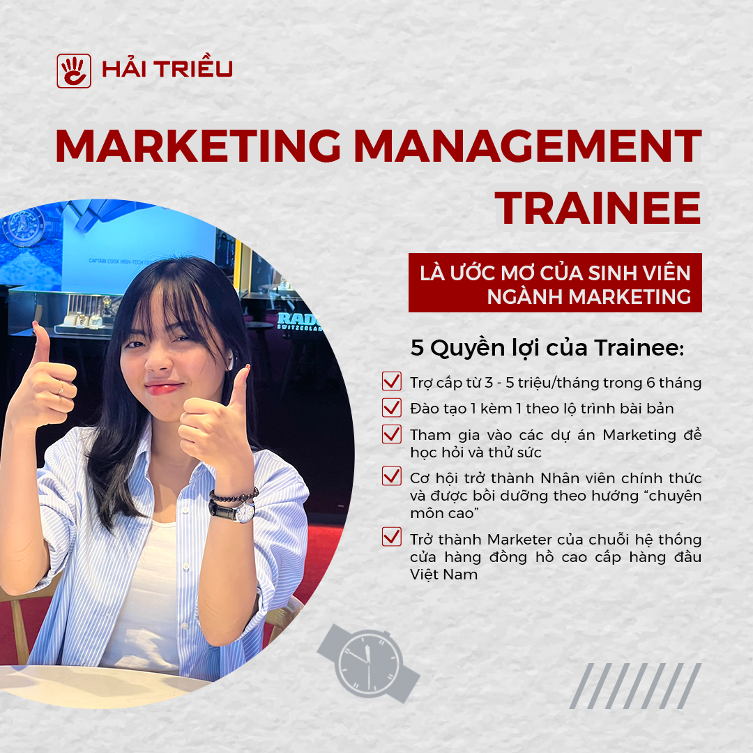 Chương trình tuyển dụng Marketing Management Trainee