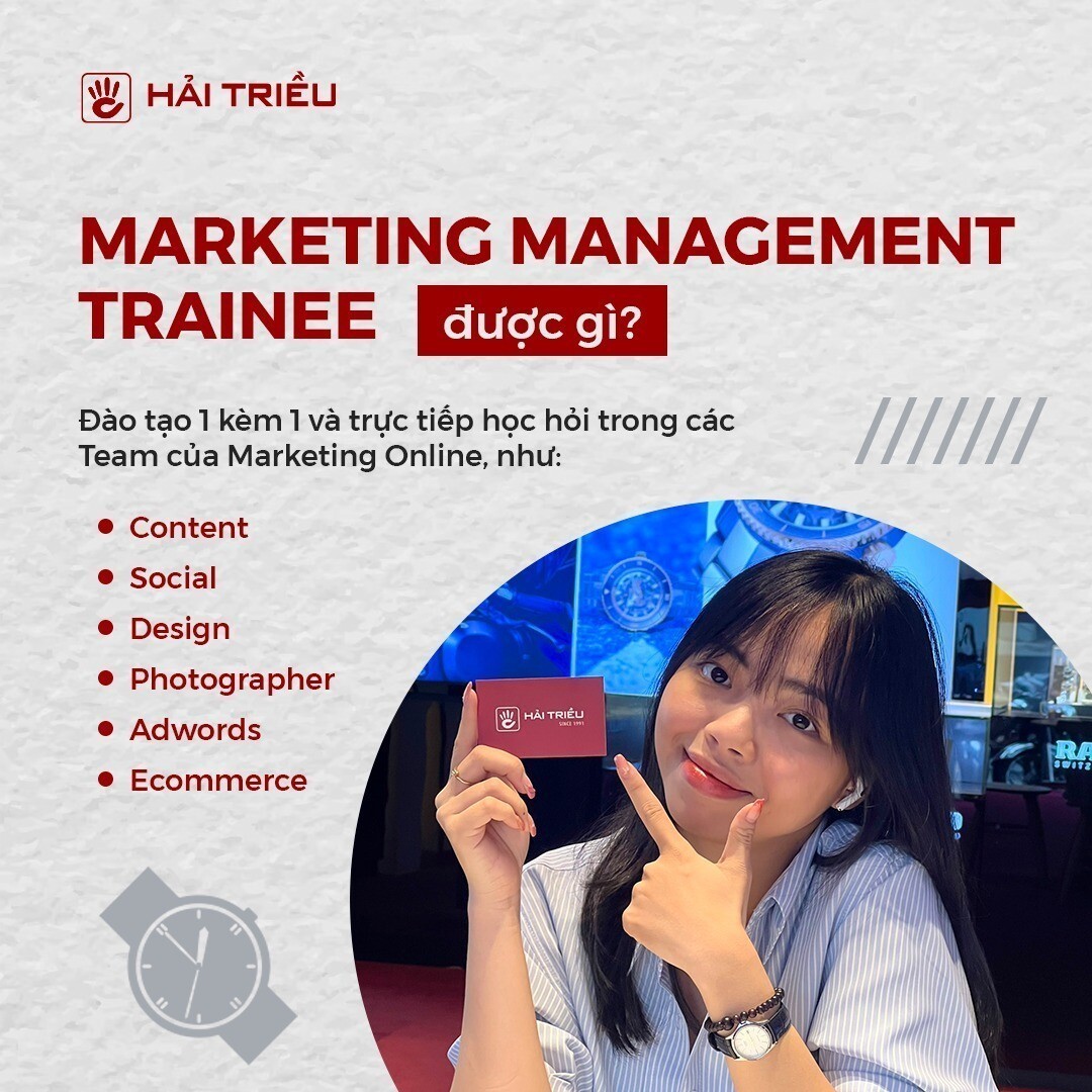Chương trình tuyển dụng Marketing Management Trainee